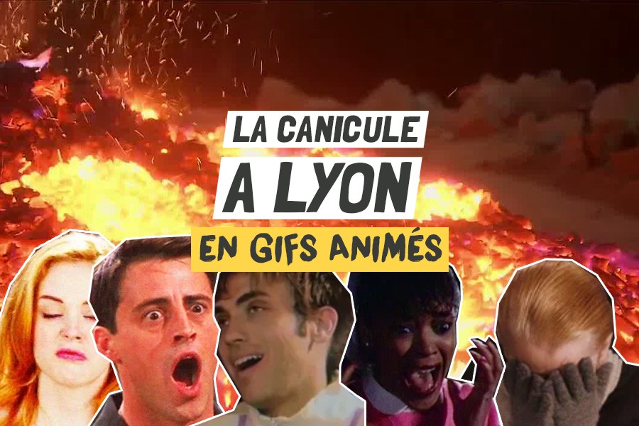 La canicule à Lyon, en GIFs animés