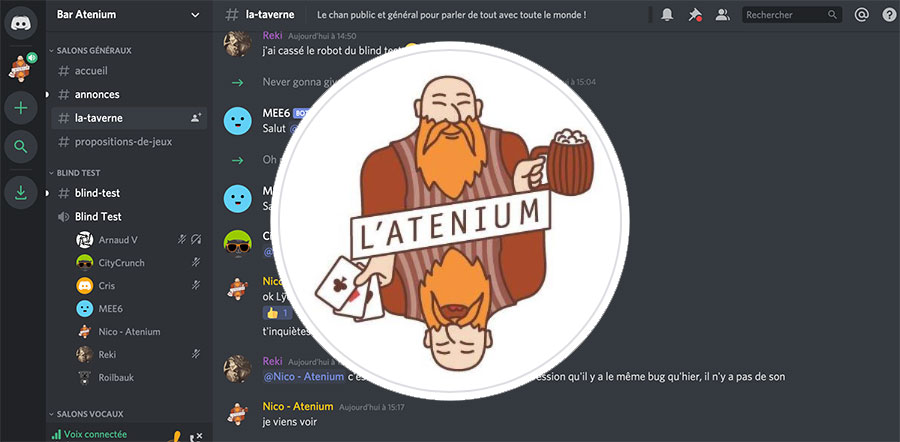 Le bar à jeux et à bière l'Atenium réouvre ses portes... sur Internet