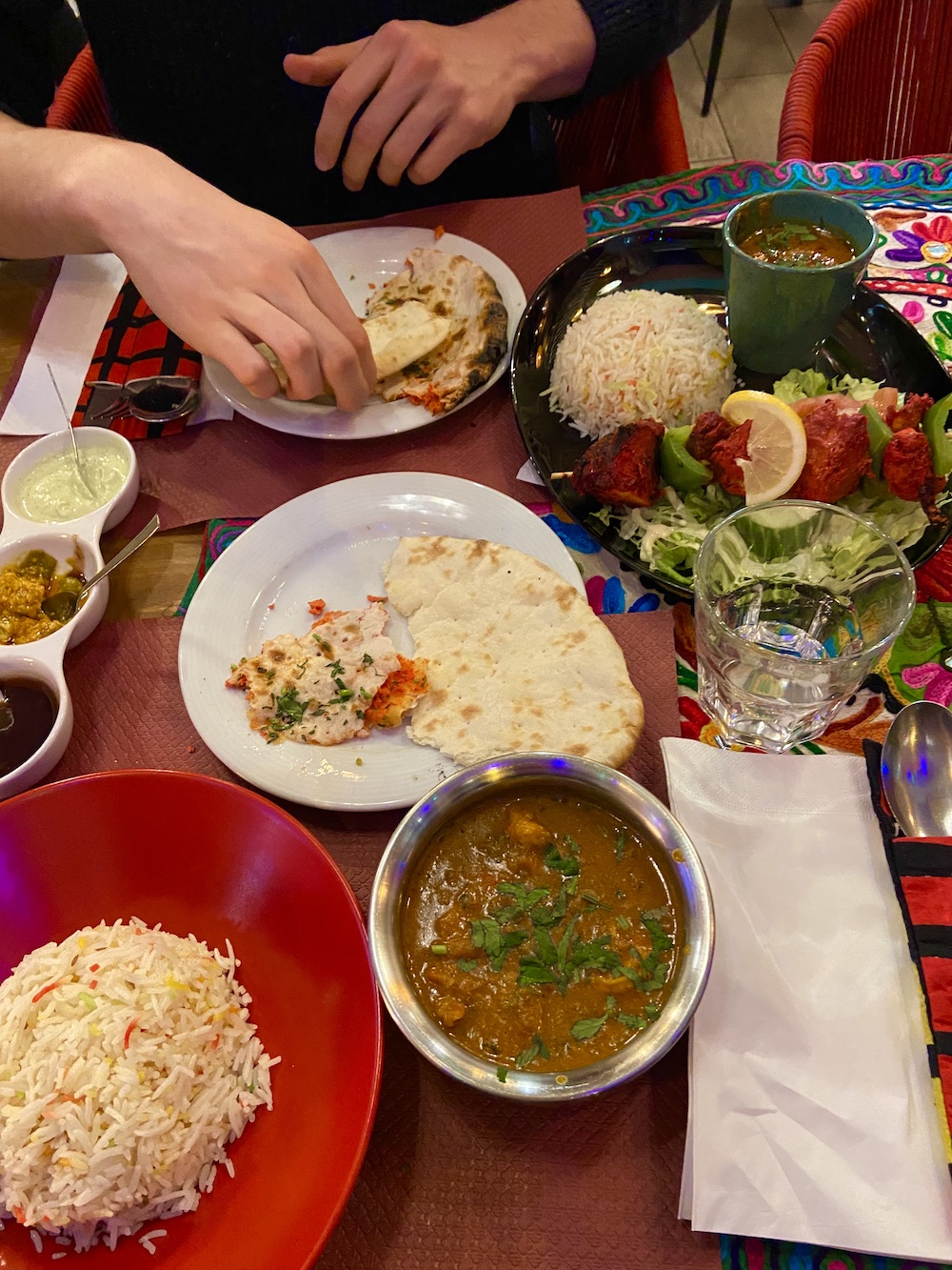 On a testé : un repas indien traditionnel au restaurant : Namaste